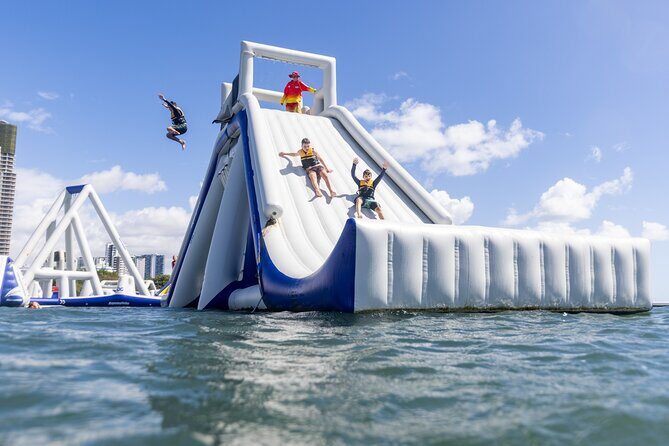 50 Minutes, Southport GC Aqua Park Inflatable Water Activity - An Introduction to the Gold Coast Aqua Park Experience