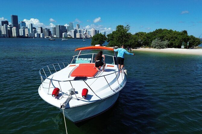 50ft Orange Searay Miami Yacht Rental - Key Points
