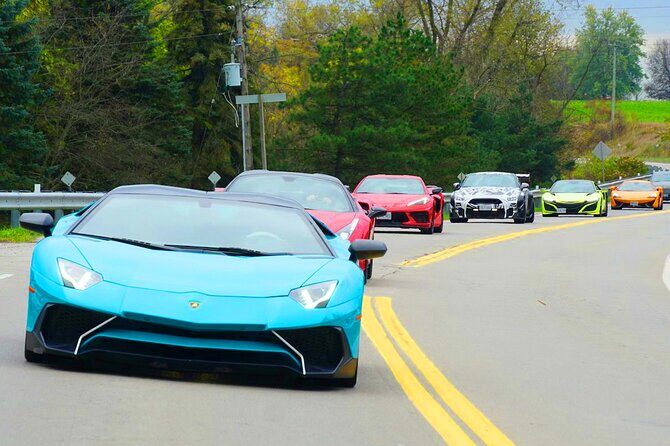 6 Hour Exotic Car Tour driving 6 Super cars + Lunch - In-Depth Look at the Experience