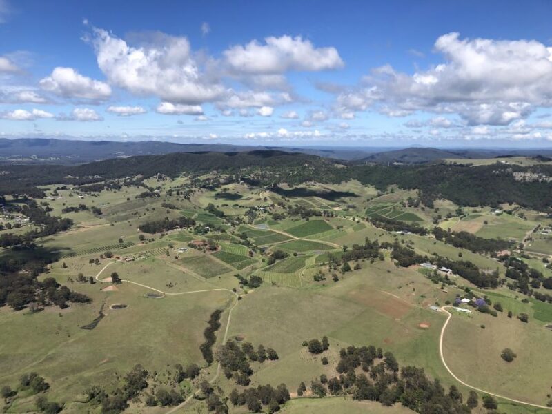 6 Minute Helicopter Scenic Flight Hunter Valley - Key Points