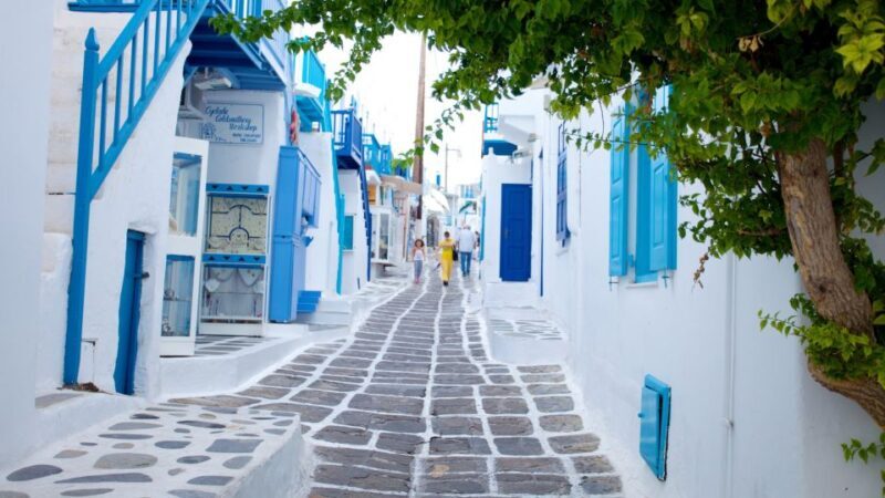 7 Day Escape Trip to Santorini and Mykonos from Athens - Santorini: Optional Volcano Sunset Cruise and Hot Springs