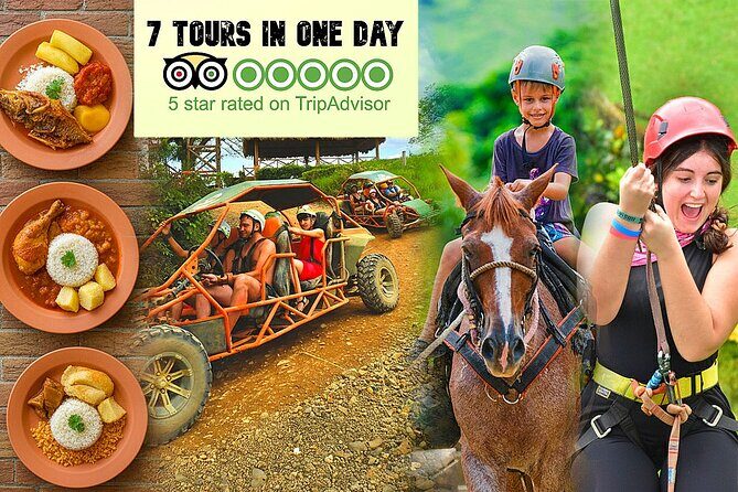 7 Tours in 1 day - Zipline, ATV, Horseback Punta Cana & Bavaro - Introduction