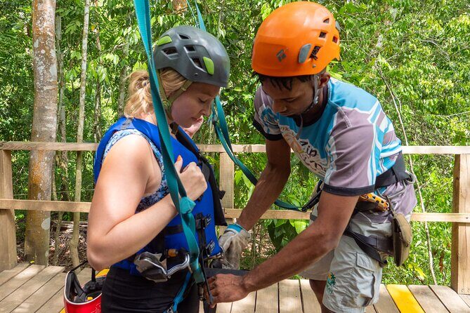 7 Waterfalls & 5 Zip Lines Shore Excursion Amber Cove & Taino Bay - An Excursion Packed with Thrills and Natural Beauty