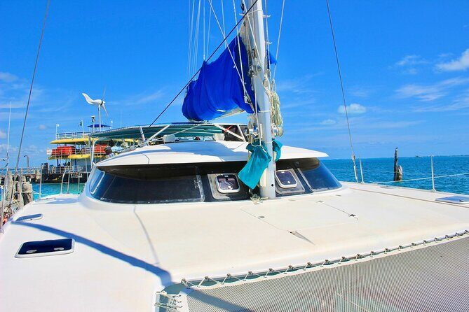 7hrs / 46ft Catamaran Private Charter From Cancun to Isla Mujeres - The Private Catamaran Experience