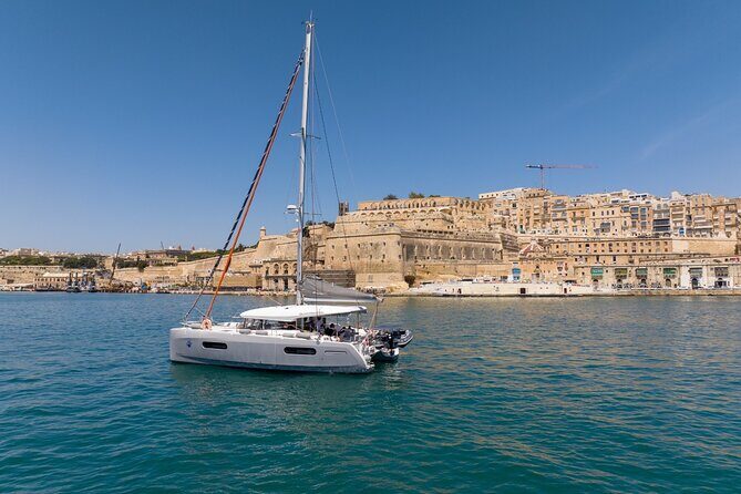 8-Hour Catamaran Charter from Valletta, Malta - Exploring Malta’s Coast from the Deck