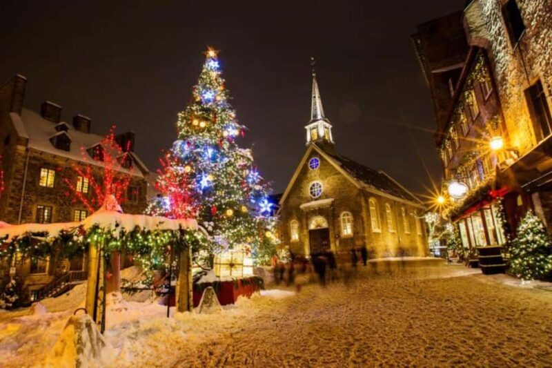 A Joyful Christmas: Private Walking Tour in Quebec - Key Points