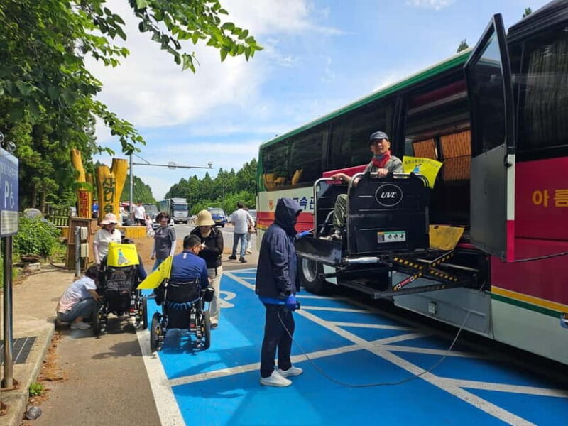 a trip to Jeju Island in a wheelchair (WHEELCHAIR TOUR) - Key Points