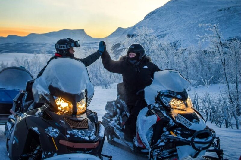 Abisko/Björkliden: Panorama Snowmobile Tour with Snacks - Key Points