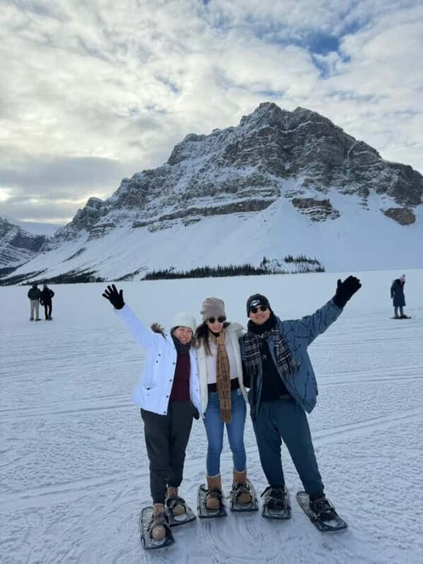 Abraham IceBubble/Sunwapta Falls, Snowshoeing Bow & Peyto - Major Stops: Peyto Lake and Bow Lake