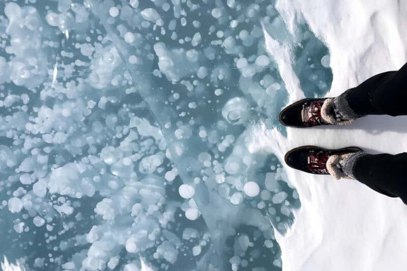 Abraham IceBubble/Sunwapta Falls, Snowshoeing Bow & Peyto - Waterfowl Lakes and Glaciers