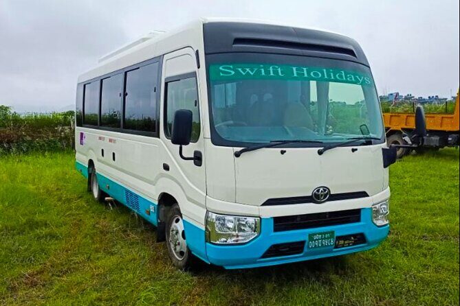 AC Toyota Coaster Deluxe Coach from Kathmandu to Pokhara - The Scenic Highlights on Route