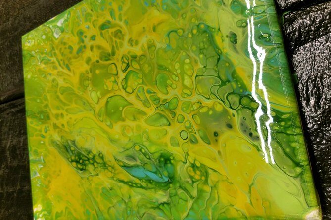 Acrylic Pour Painting Class in Estes Park, Colorado - A Warm Welcome to Estes Park’s Art Scene