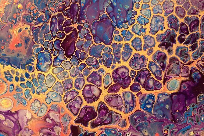 Acrylic Pour Painting Class in Estes Park, Colorado - The Group Dynamic and Personal Attention
