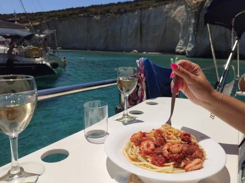Adamantas: Kleftiko Sailing Cruise with Meal and Swim Stops - FAQ
