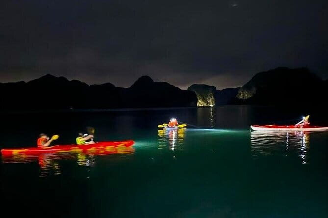 Admire Sunset View,Plankton Bioluminescent Night Kayak Lan Ha Bay - Key Points