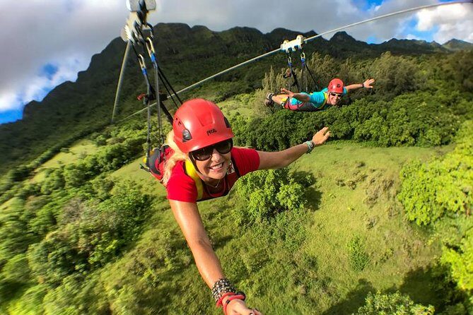 AdrenaLine Kauai Zipline - The Water Zip and Natural Pool