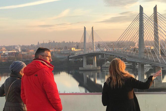 Aerial Tram Ride with Doughnuts at Sunrise in Portland Oregon - Key Points