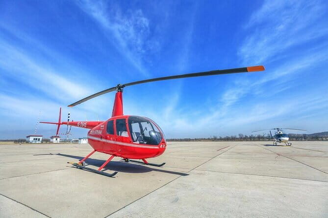 Aerial View of the Great Wall by Helicopter - Key Points