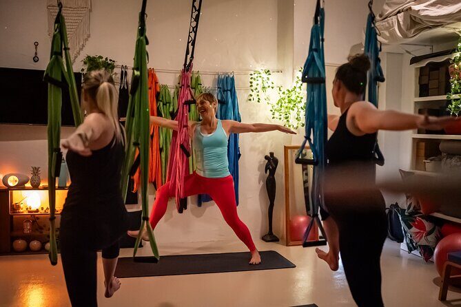 Aerial Yoga Float, Stretch and Relax on the Gold Coast - Introducing the Aerial Yoga Float Experience on the Gold Coast