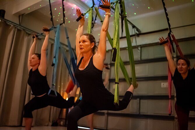 Aerial Yoga Float, Stretch and Relax on the Gold Coast - Key Points