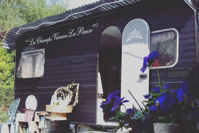 Afternoon tea in the Shabby Caravan - A Delightful Escape: Afternoon Tea in the Shabby Caravan