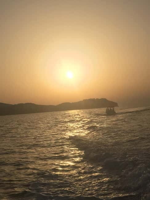 Agia Pelagia: Sunset Motorboat Tour with Soft Drinks - Key Points