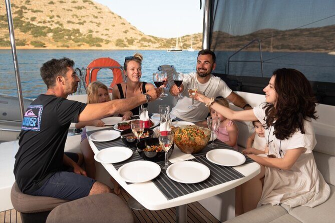 Agios Nikolaos: Catamaran to Spinalonga + Dinner & Transfer - Frequently Asked Questions