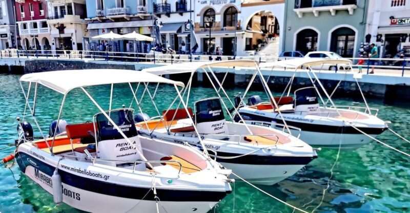 Agios Nikolaos: Motorboat or Speedboat Rental - Key Points