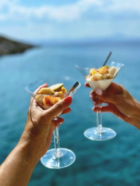 Agios Nikolaos: Private Catamaran Cruise with Meal & Drinks - Food & Drinks: A Mediterranean Feast