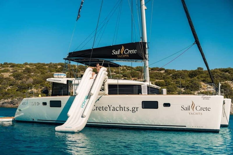 Agios Nikolaos: Sailing Trip Catamaran Lunch and Water Toys - Starting Point and Check-In