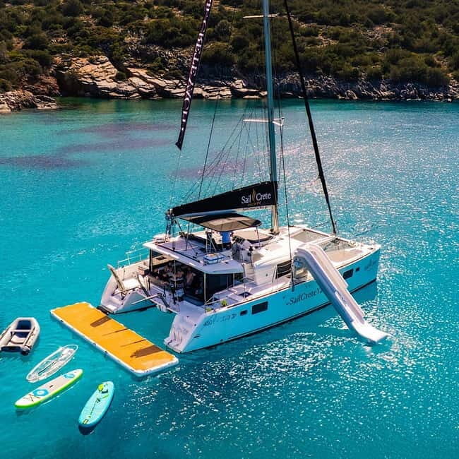 Agios Nikolaos: Sailing Trip Catamaran Lunch and Water Toys - The Catamaran — Comfort and Equipment
