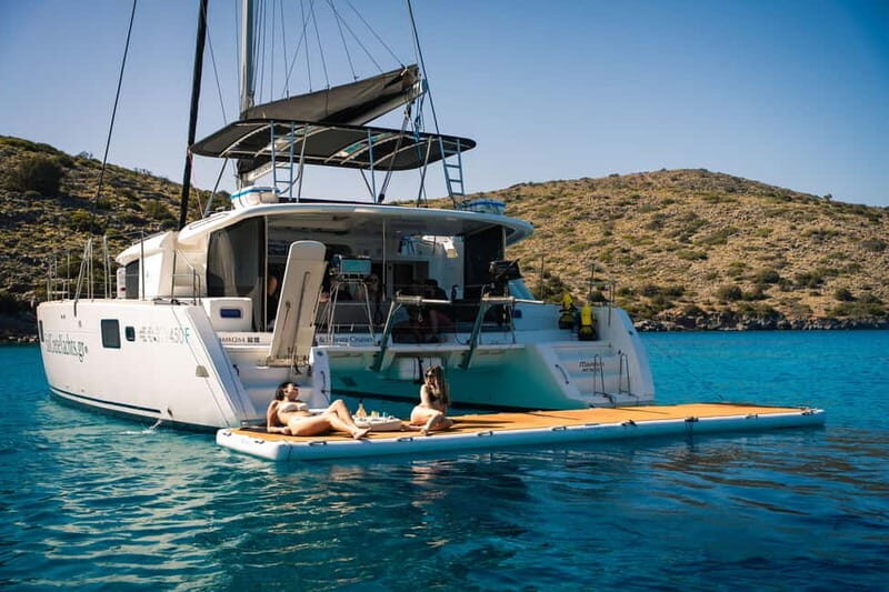 Agios Nikolaos: Sailing Trip Catamaran Lunch and Water Toys - Water Toys and Poolside Fun