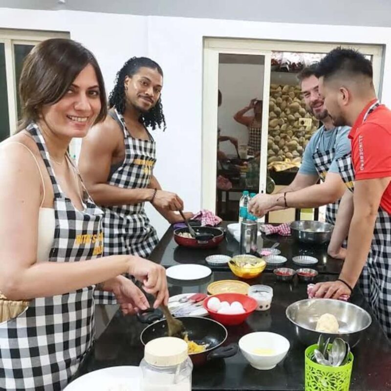 Agra: Home Cooking Demonstration and Meal with Neena - The Meal and Sharing It