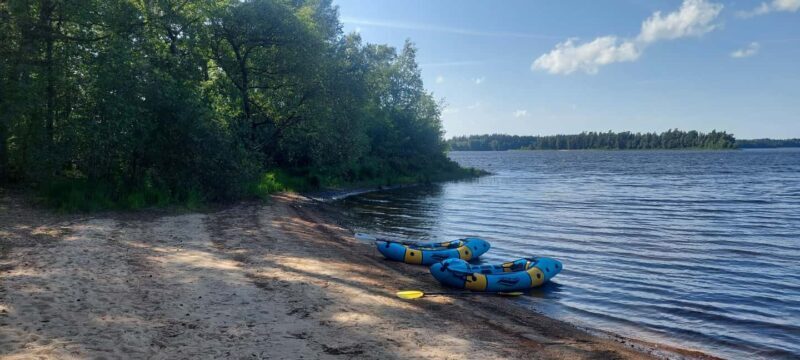 Agunnaryd: guided packrafting tour (4 hours) - Agunnaryd: Guided Packrafting Tour (4 Hours) – A Refreshing Lake Adventure in Southern Sweden