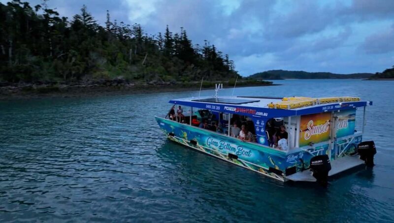 Airlie Beach: Glass-Bottom Boat Night Tour - Key Points