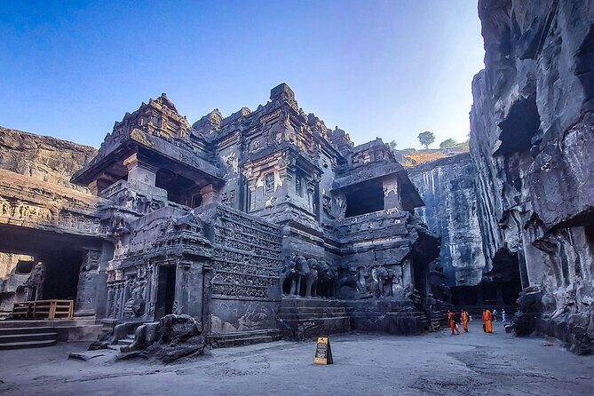 Ajanta and Ellora Caves Full Day Sight Seeing Tour Aurangabad - Key Points