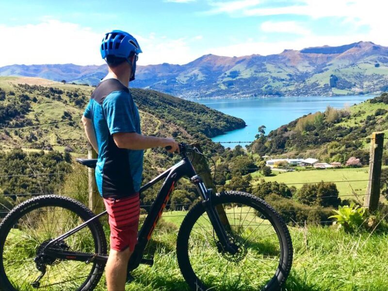 Akaroa: Guided Electric Mountain Bike Tour-Lava Loop - Key Points