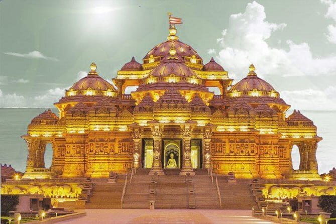 Akshardham Temple Exhibition Light and Water Show with Transfers - Key Points