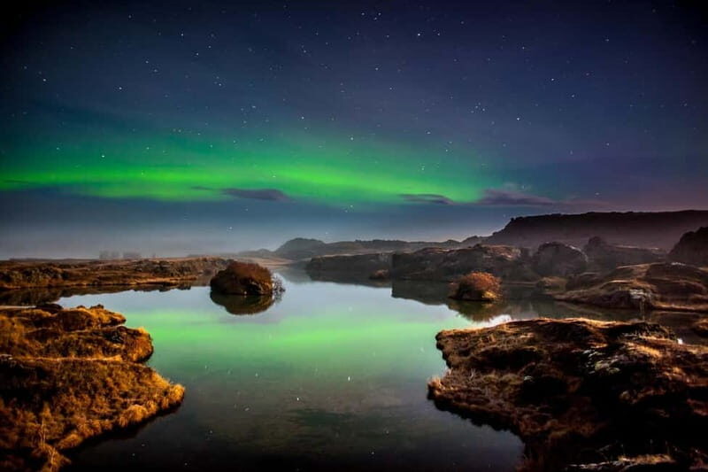 Akureyri: Northern Lights Hunt with Forest Lagoon Entry - Key Points