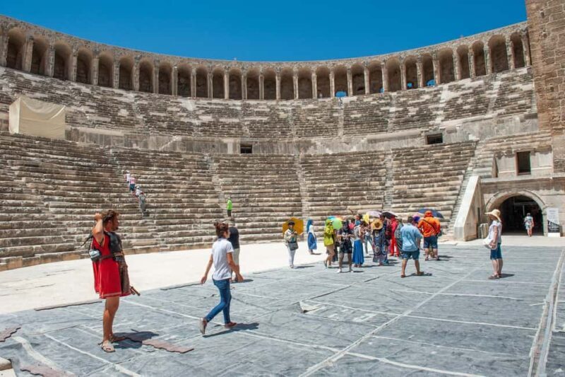 Alanya: Aspendos, Kursunlu Waterfalls and City of Side Tour - The Itinerary: What to Expect