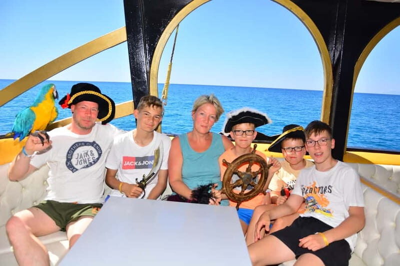 Alanya: Luxury Pirate Boat Trip w/Meal, Drinks and Pickup - FAQ