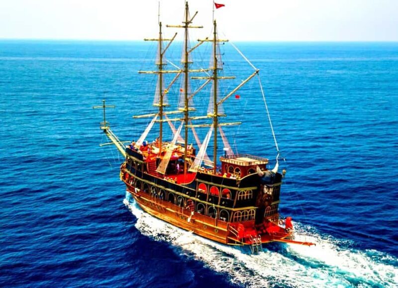 Alanya: Pirate Boat Tour with Food and Drinks - Food, Drinks, and Onboard Sales