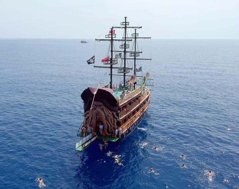 Alanya: Pirate Boat with Lunch and Unlimited Drinks - Key Points