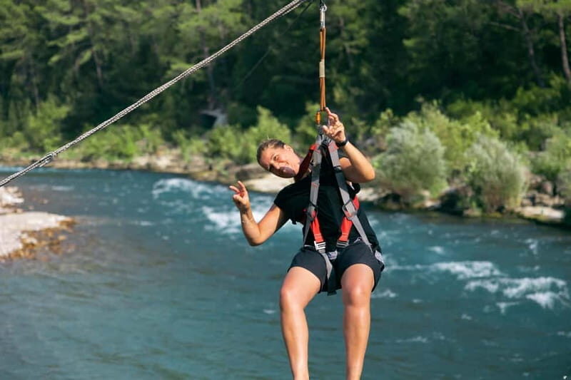 Alanya: Private Rafting, Zipline, Quad or Buggy w/ Lunch - Ziplining and Off-Road Adventure