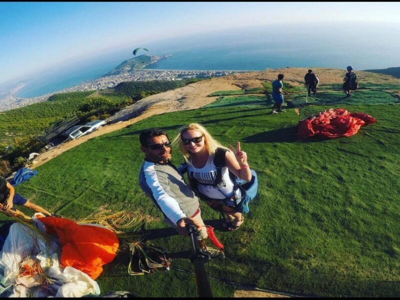 Alanya: Tandem Paragliding Flight to Cleopatra Beach - Landing on Cleopatra Beach