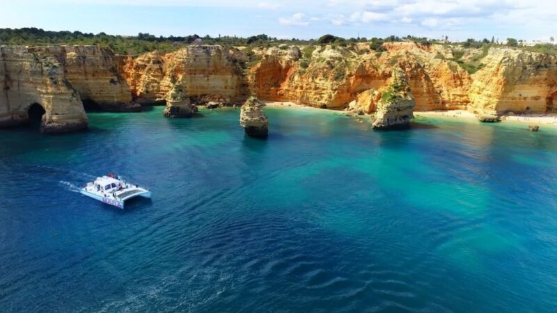 Albufeira: Catamaran Cruise with BBQ & Open Bar on the Beach - FAQ