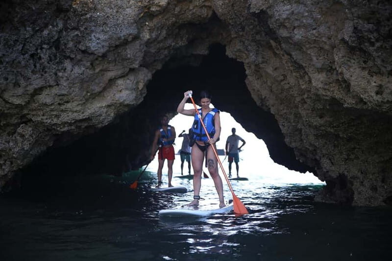 Albufeira: Caves and cliffs Paddleboarding (SUP) Tour - Key Points
