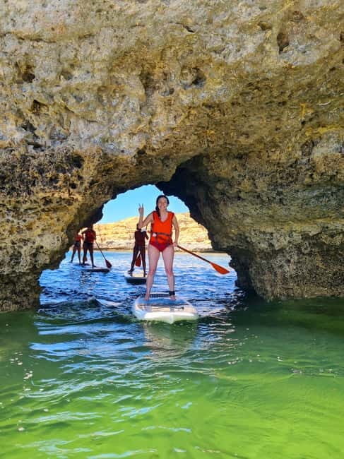 Albufeira: Caves and Private Beaches SUP Paddleboarding Tour - Key Points
