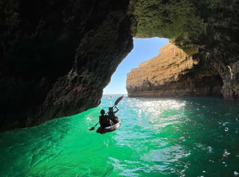 Albufeira: Hidden Beaches & Cliffs Guided Kayak Cave Tour - Introduction