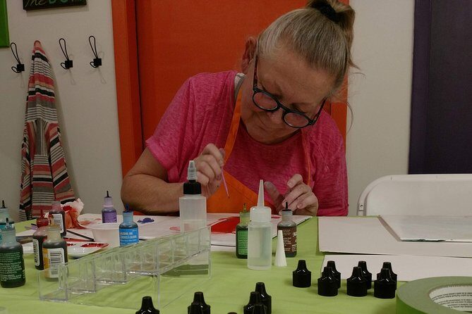 Alcohol Ink Landscape Art Class in Estes Park - An Artistic Detour in Estes Park